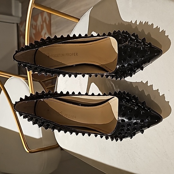 Boston Proper | Shoes | Boston Proper Pointed Toe Patent Leather High ...
